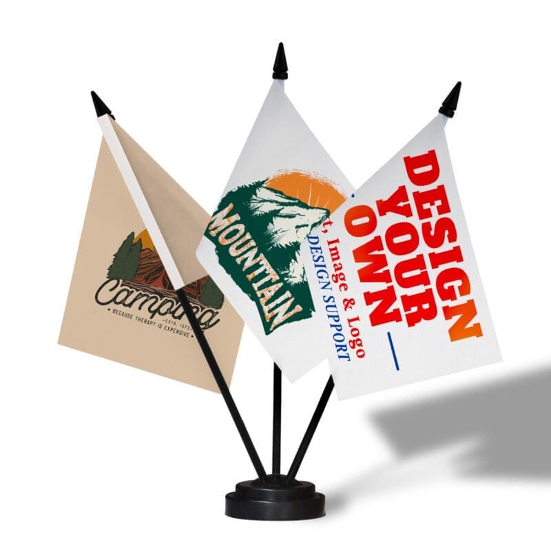 Custom Desk Flags Elevate Your Workspace Today