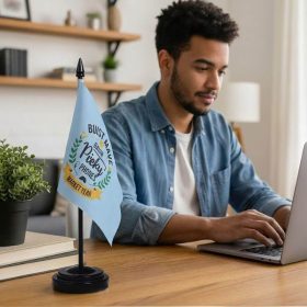 Custom Desk Flags Elevate Your Workspace Today