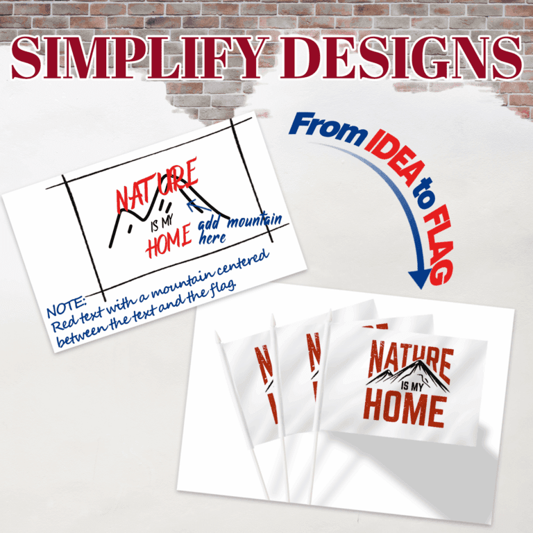 Custom Handheld Stick Flags (Set of 12) – Personalized Mini Flags