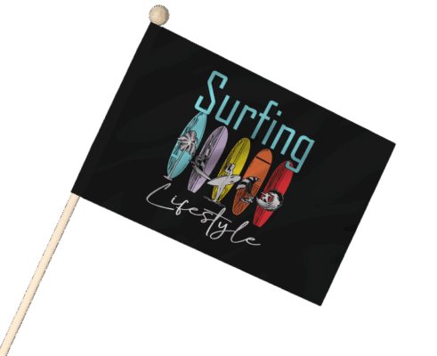 Custom Handheld Stick Flags (Set of 12) – Personalized Mini Flags